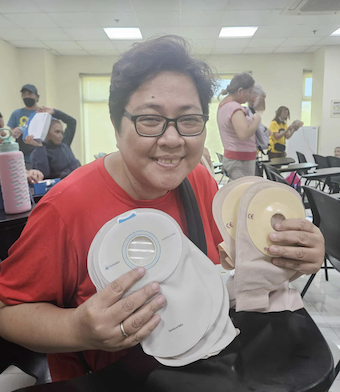 NFOP receives parcels of Ostomy Bags from Donors - ASPOA